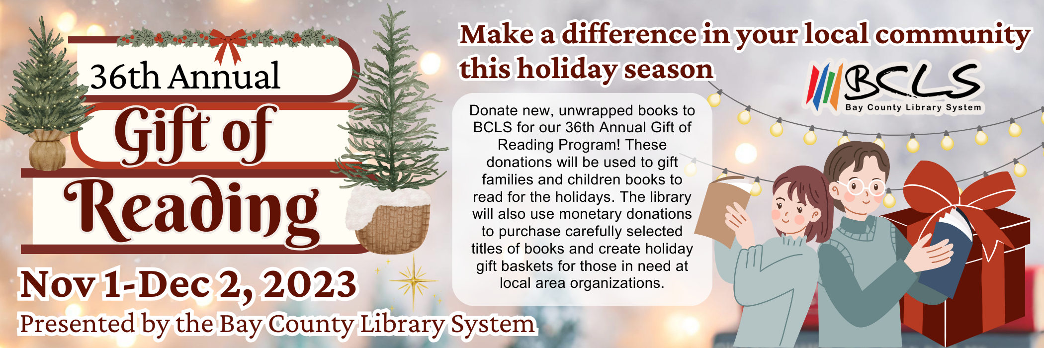 Annual Gift of Reading | Bay County Library System